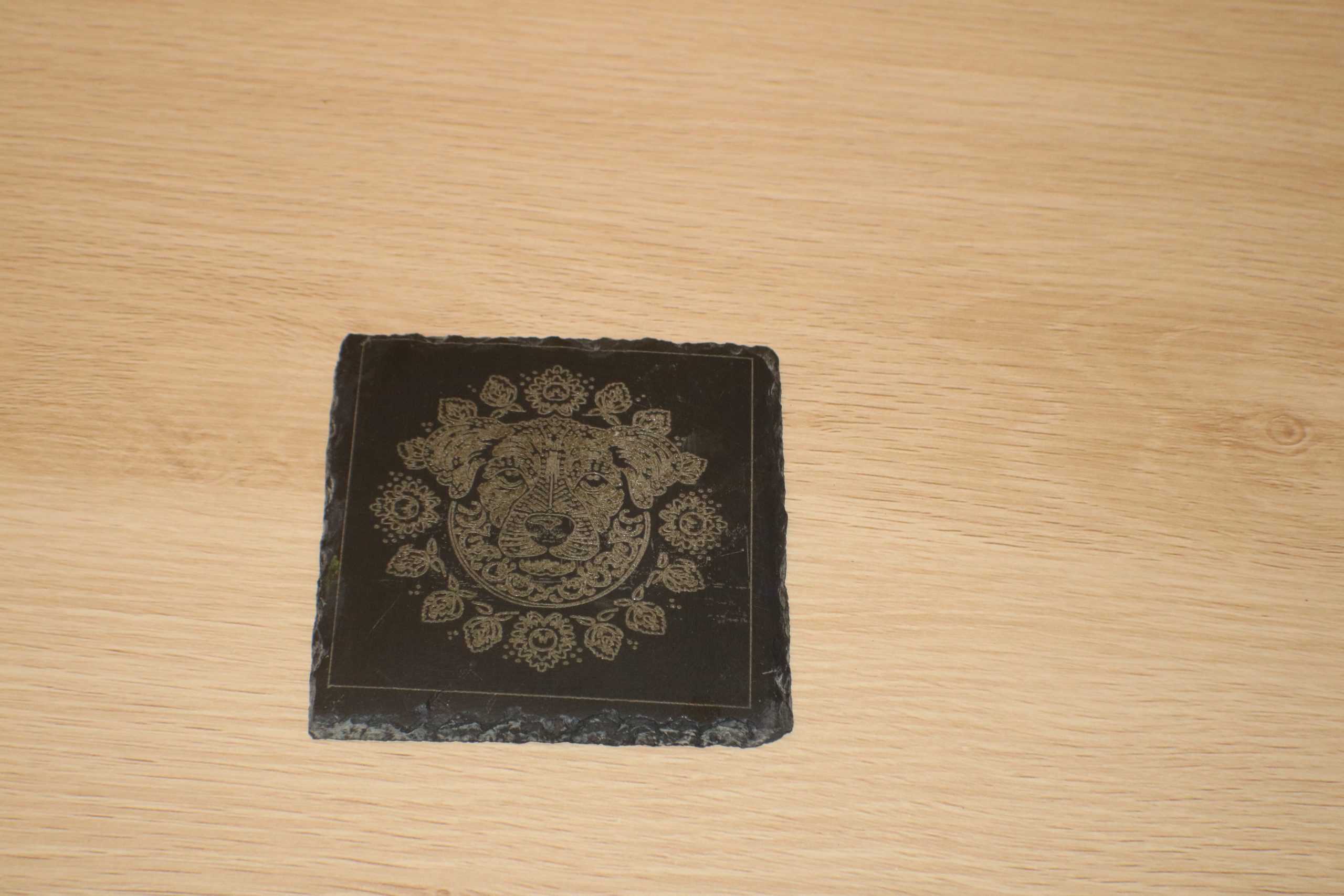 Slate Coaster Square Dog – Jacaitams Crafts